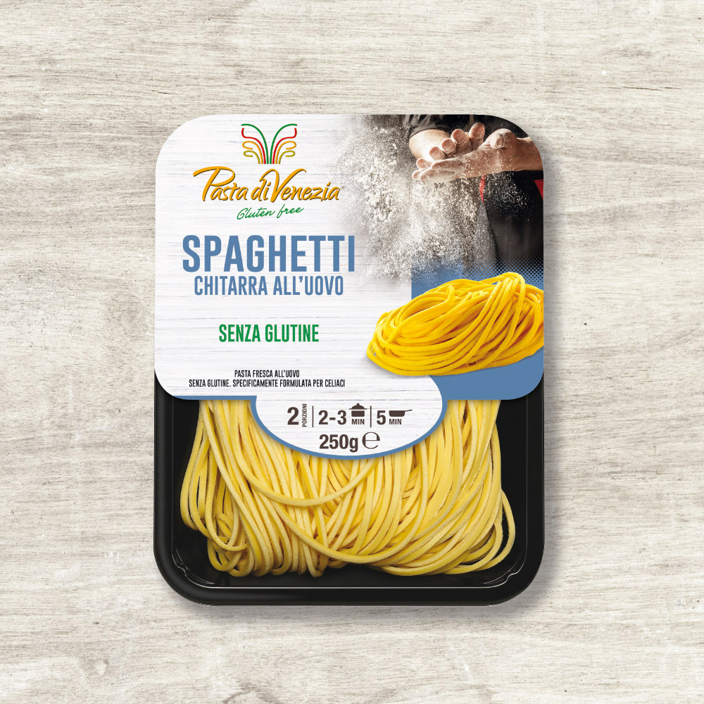 Fresh Egg Pasta -Chitarra Spaghetti- Pasta di Venezia - Gluten Free